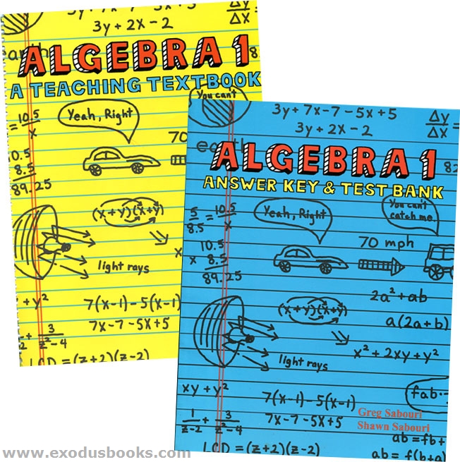Teaching Textbooks Algebra 1 Textbook Answer Key old Exodus Books Teaching Textbooks Algebra 1 Textbook Answer Key old Exodus Books