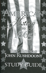 American History to 1865 - Study Guide - Exodus Books