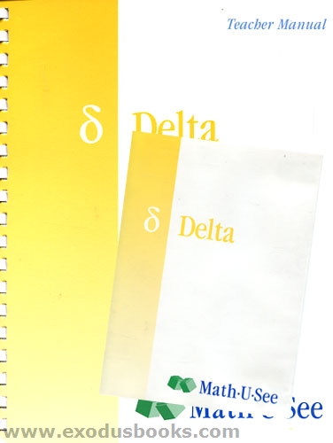 Math-U-See Delta Teacher Pack (old) - Exodus Books