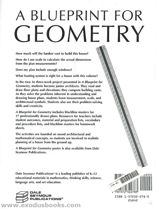 Blueprint for Geometry - Poster - Exodus Books
