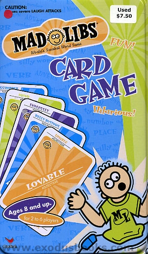 Mad Libs Card Game - Exodus Books
