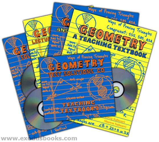 Teaching Textbooks Geometry - Complete Set (old) - Exodus Books