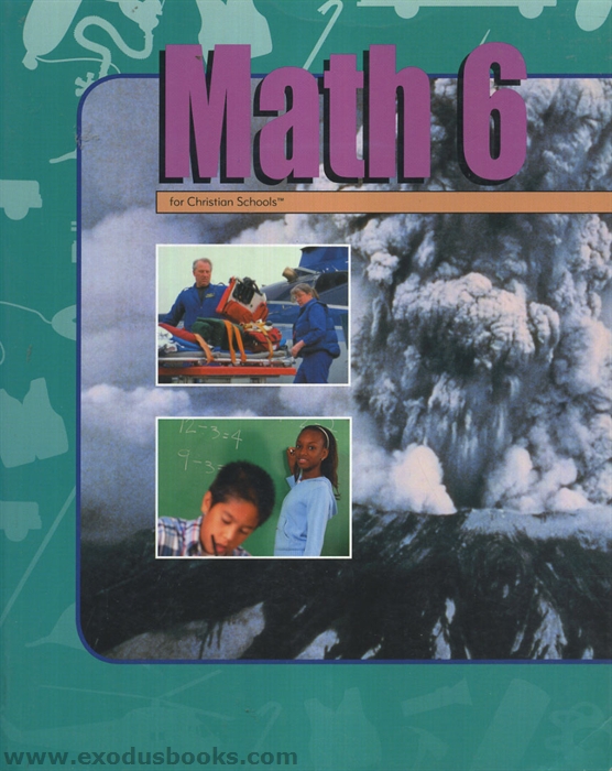 Math 6 - Student Textbook (really old) - Exodus Books