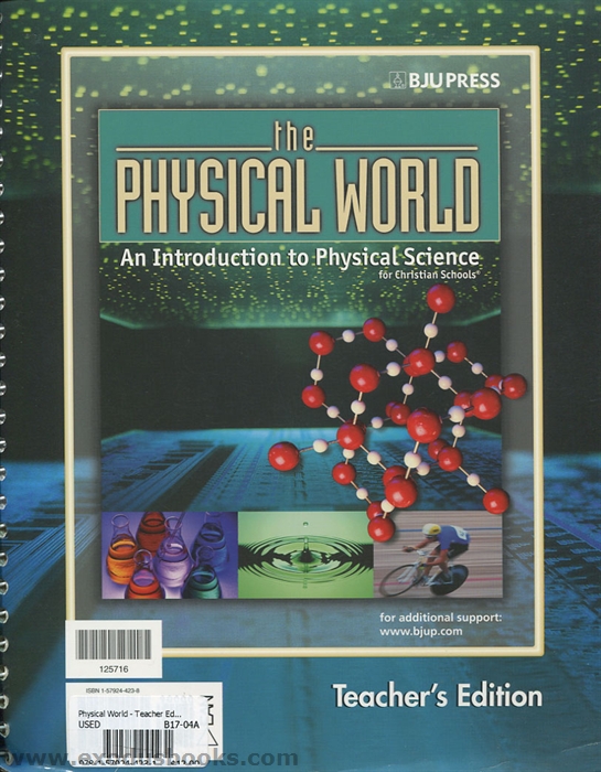 Physical World Teacher Edition Old Exodus Books