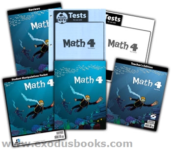 Math 4 - BJU Subject Kit (Old) - Exodus Books