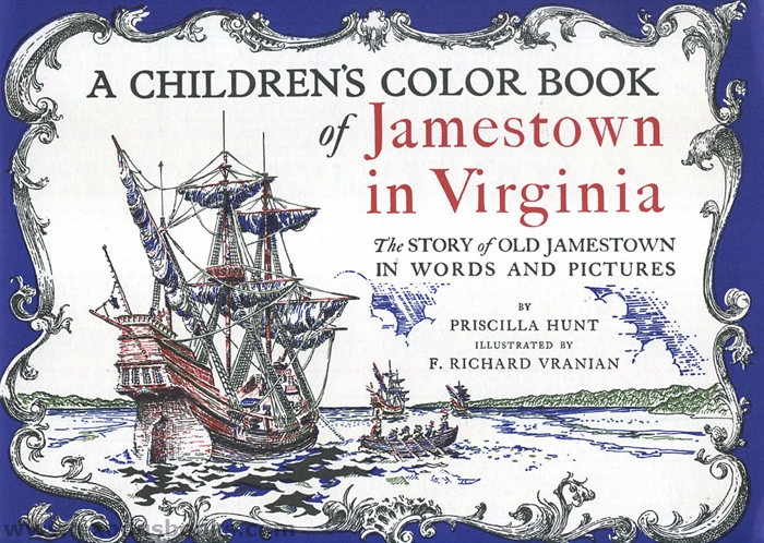 Children's Color Book of Jamestown in Virginia - Exodus Books