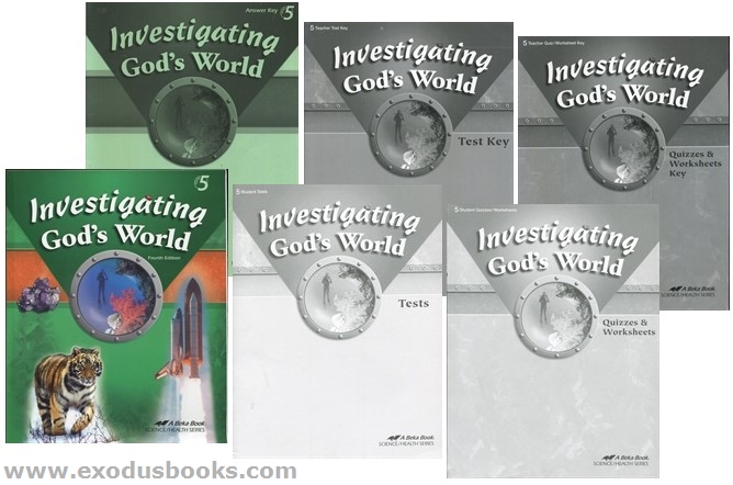 Investigating God's World - Set (old) - Exodus Books