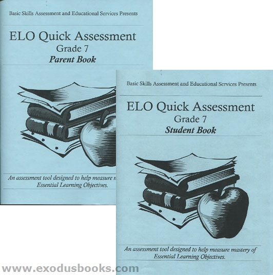 ELO Quick Assessment Grade 7 - Set - Exodus Books