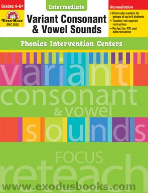 Intermediate Phonics Intervention Centers: Variant Consonant & Vowel ...