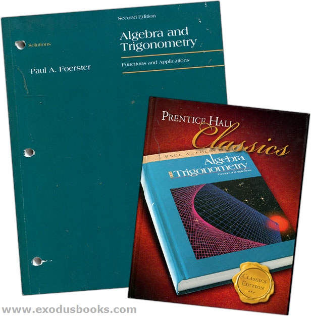 Algebra And Trigonometry Functions And Applications Set Exodus Books