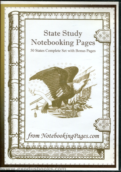 State Study Notebooking Pages - Exodus Books