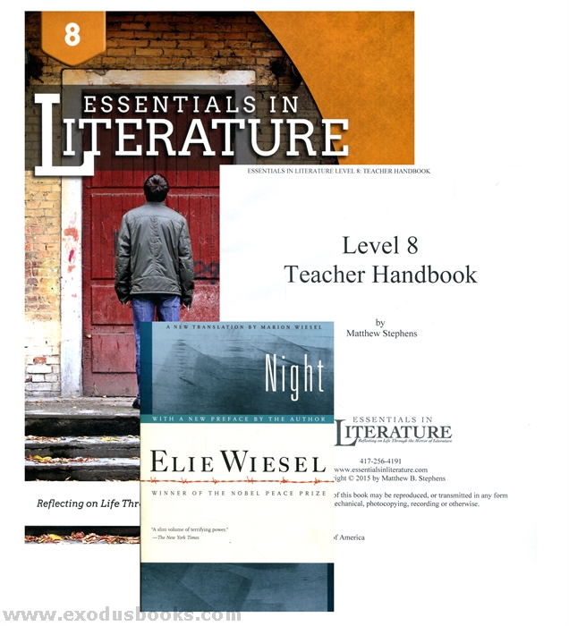 Essentials in Literature Level 8 - Combo Pack - Exodus Books