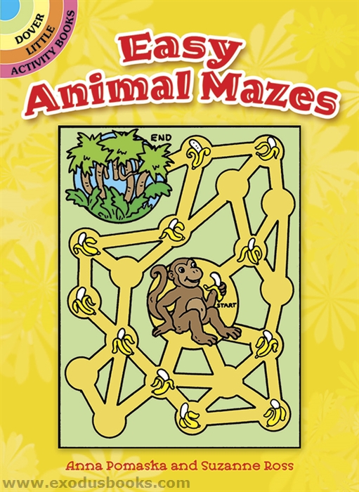 Easy Animal Mazes - Activity Book - Exodus Books