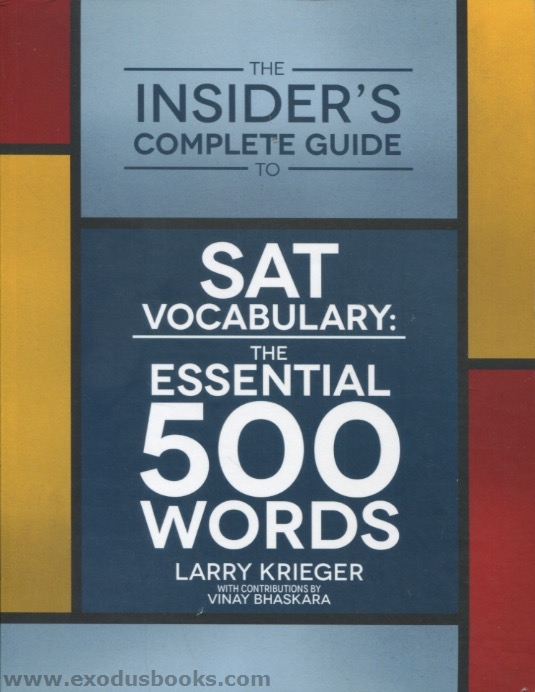 Insider's Complete Guide to SAT Vocabulary - Exodus Books