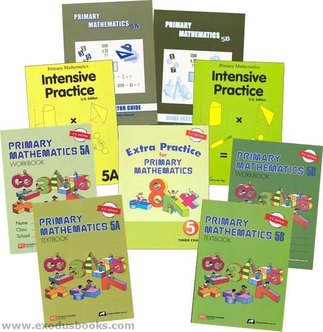 Primary Mathematics 5 - Bundle - Exodus Books
