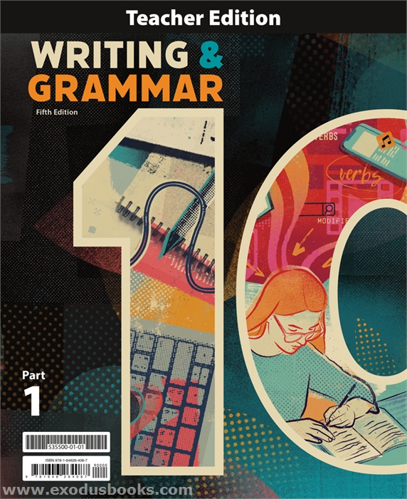 Writing & Grammar 10 - Teacher Edition - Exodus Books