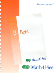 Math-U-See Beta Teacher Pack (old) - Exodus Books