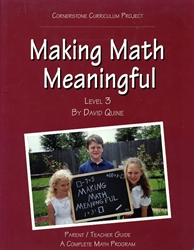 Making Math Meaningful Level 3 - Parent/Teacher Guide - Exodus Books