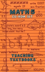 Teaching Textbooks Math 5 - CD-ROM - Exodus Books