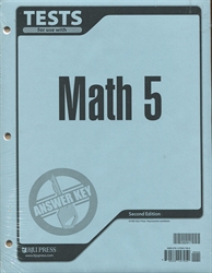BJU Math 5 - Home School Kit (really old) - Exodus Books