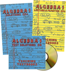 Teaching Textbooks Algebra 1 - Complete Set (old) - Exodus Books