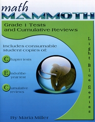 Math Mammoth Grade 1 Tests and Cumulative Reviews (old) - Exodus Books