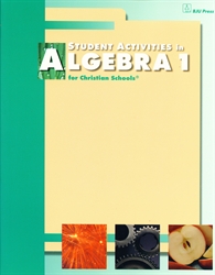 BJU Algebra 1 - Home School Kit (old) - Exodus Books