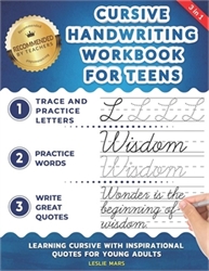 Cursive Handwriting Workbook for Teens - Exodus Books