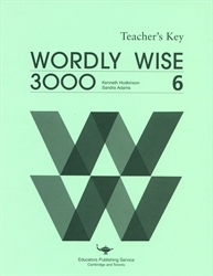 Wordly Wise 3000 Book 6 - Answer Key (really old) - Exodus Books